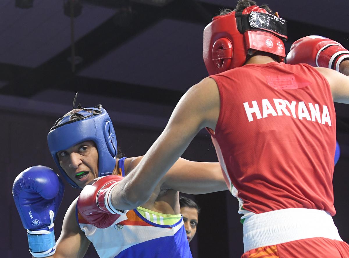 Lovlina and Simranjit assert their class in National Games boxing - The ...