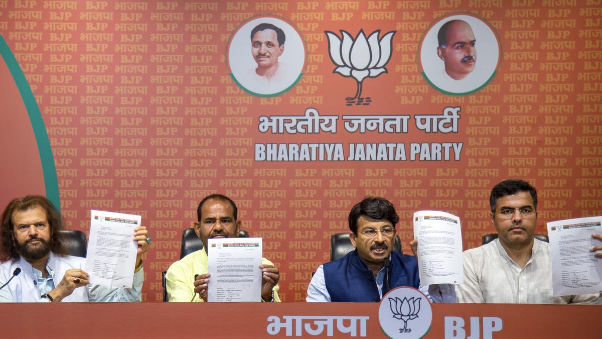 BJP MLAs write to CBI, demand investigation into ‘excise policy scam’ - The Hindu