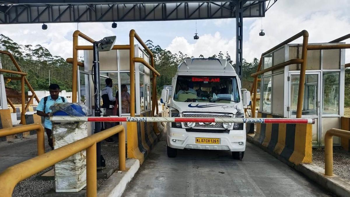 First toll plaza in Idukki opened at Devikulam - The Hindu