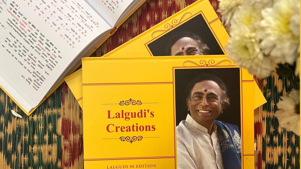 A book of Lalgudi’s compositions - The Hindu