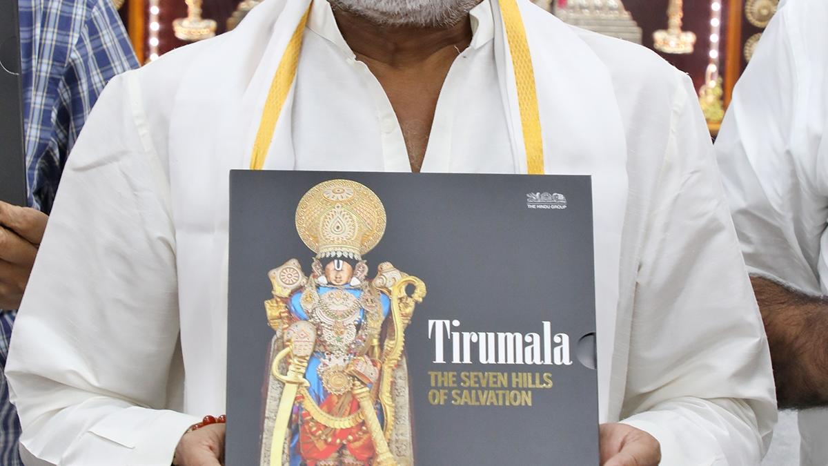 TTD Chairman releases book on Tirumala temple brought out by The Hindu ...