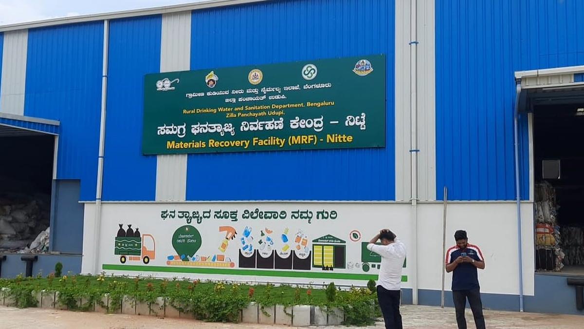 First of its kind material recovery facility at Nitte ready for ...