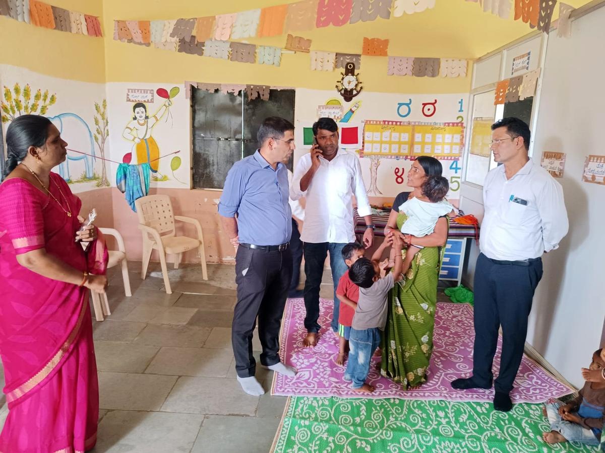 ZP CEO Bhanwar Singh Meena visits government high school in Ravoor ...