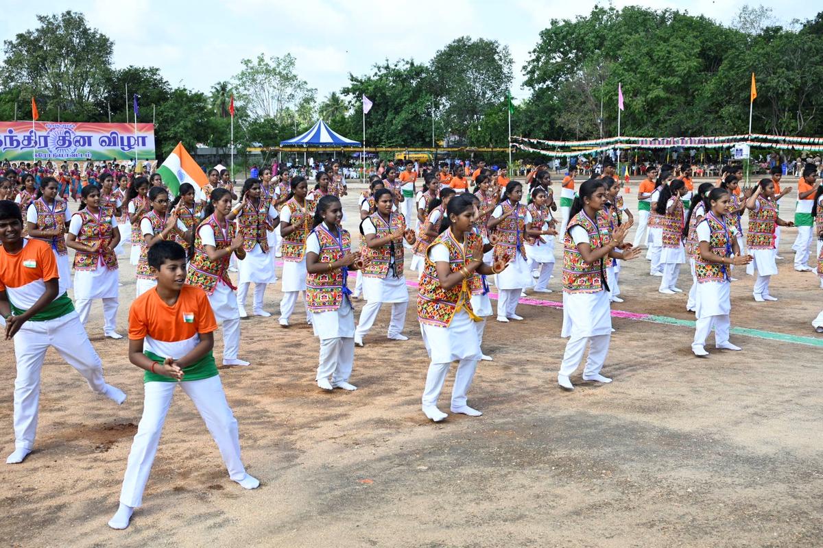 78th Independence Day celebrated with gaiety in Erode district - The Hindu