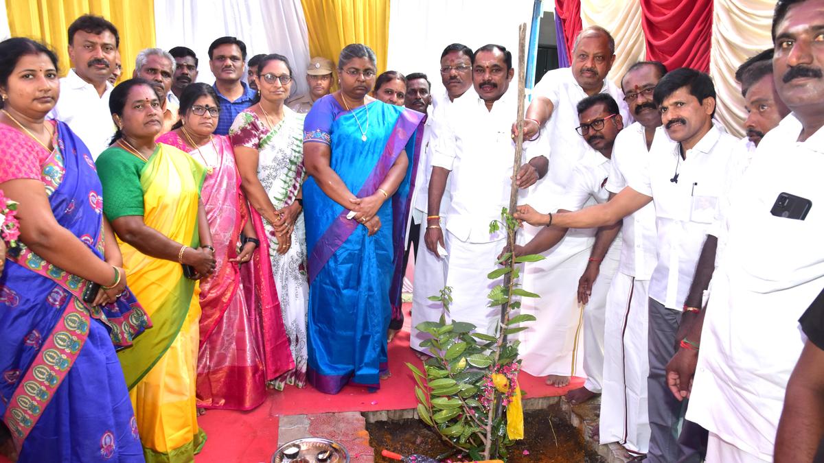 Namakkal Collector lays foundation stone for ICU building at Paramathi ...