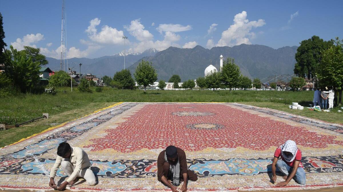 Watch | This massive carpet took 9 years to make - The Hindu