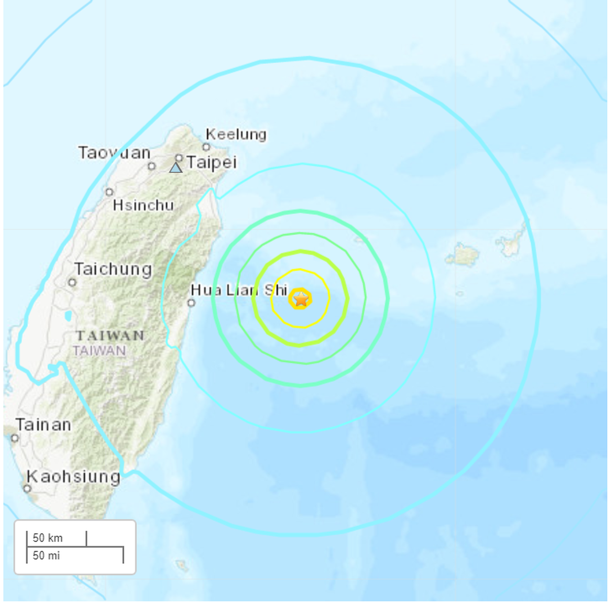 Earthquake of 6.3-magnitude strikes off Taiwan's coast - The Hindu