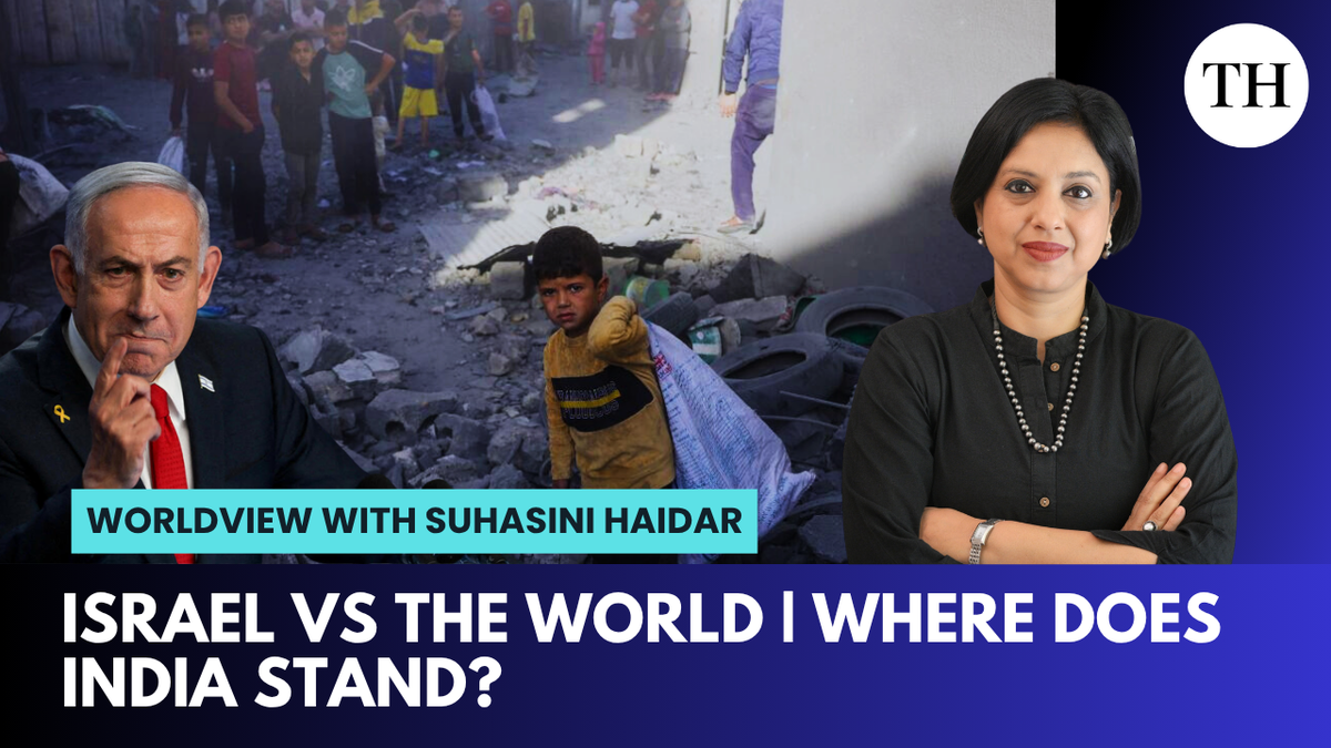 Watch: Israel vs the world | Where does India stand? | Worldview - The ...