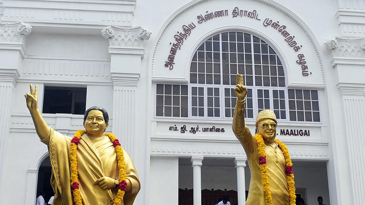 AIADMK maintains silence on T.N. Governor’s sanction to prosecute two ...