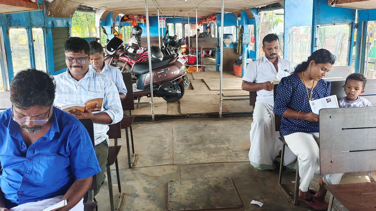 Floating libraries help rekindle reading habit among boat passengers in ...