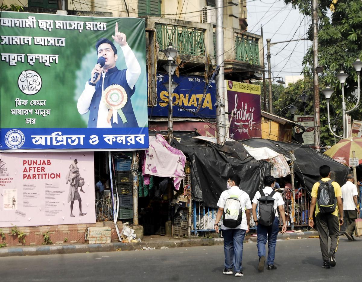 Posters of Abhishek Banerjee with promise of a new TMC create a flutter ...