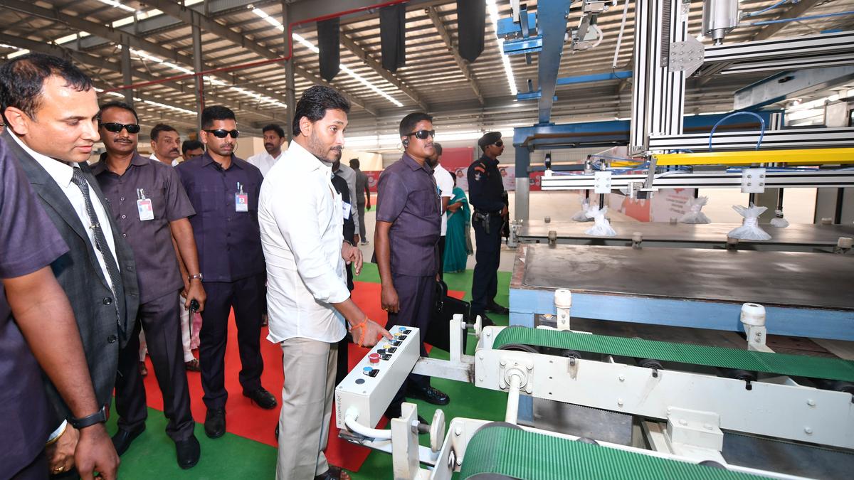 Chief Minister Jagan Mohan Reddy inaugurates ₹956-crore CenturyPly unit ...