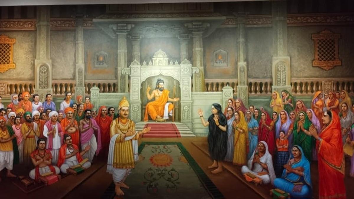 Anubhava Mantap painting to be unveiled at Suvarna Soudha today - The Hindu