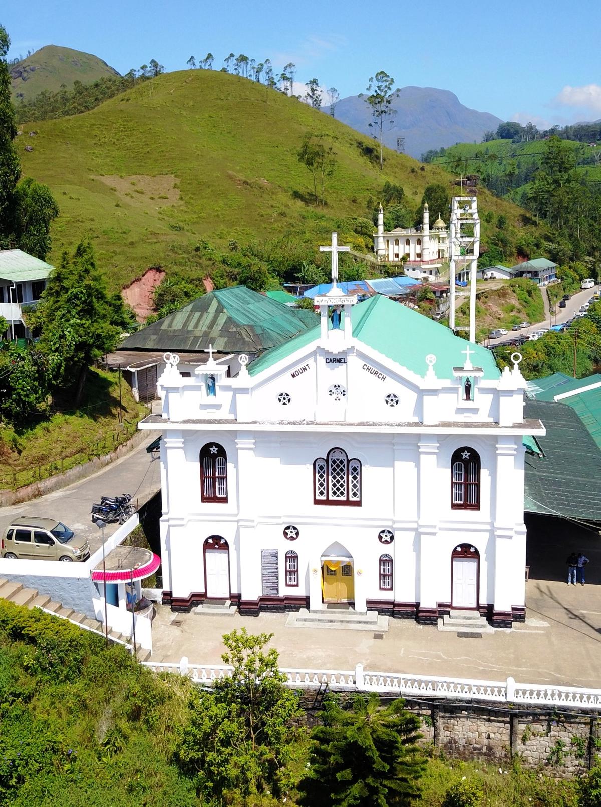Mount Carmel Church in Munnar associated with plantation history ...