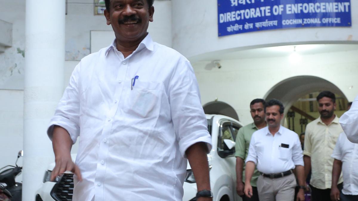 Kerala CPI(M) MP Radhakrishnan appears before ED in Karuvannur bank ...