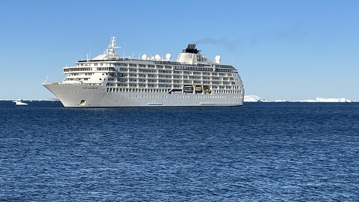 The World, the largest privately owned residential mega yacht, to visit ...