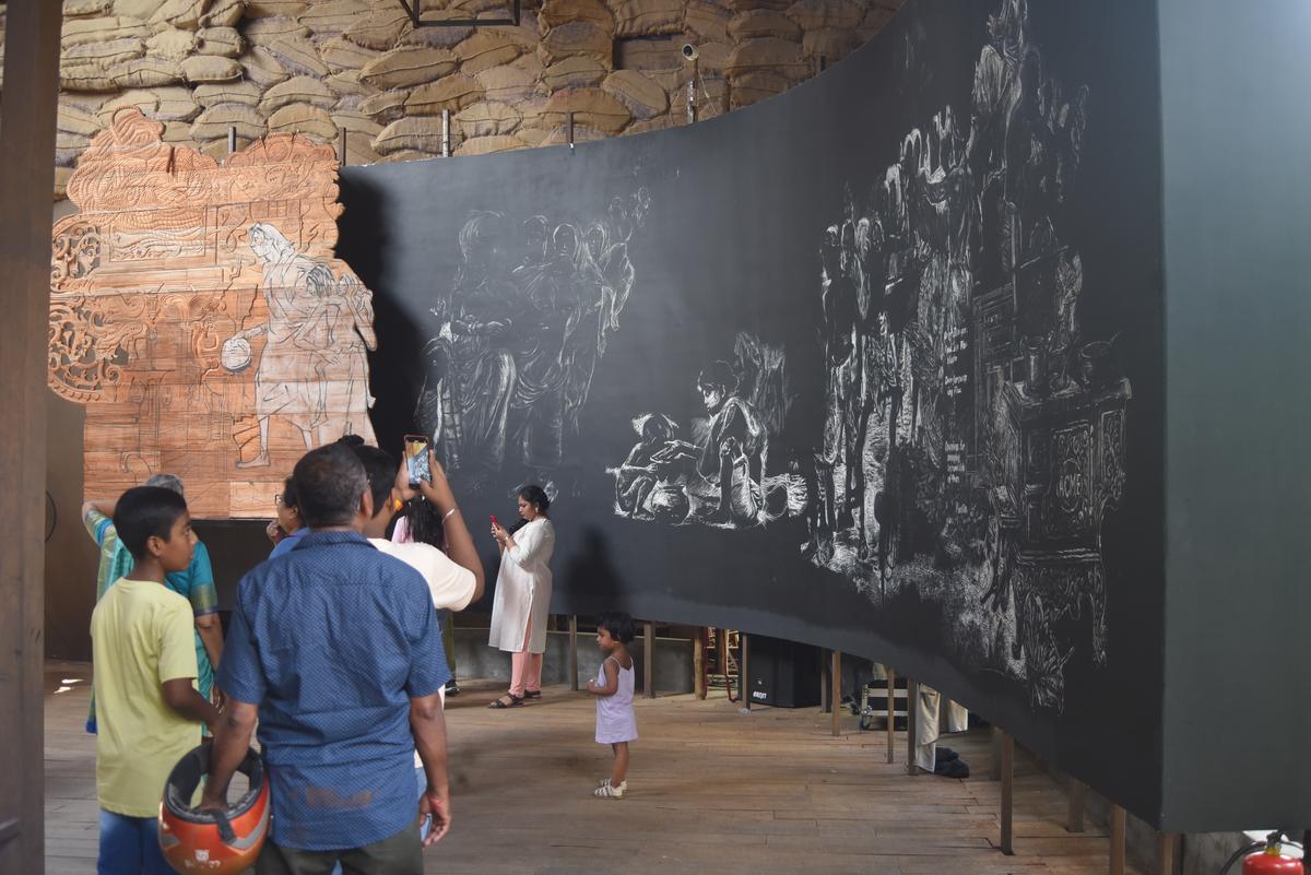 In Kolkata, poetry and art from Gaza and Bengal famine converge in ...