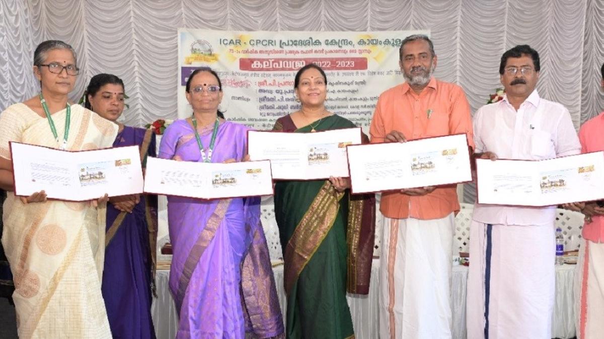 India Post commemorates 75 years of ICAR-CPCRI - The Hindu