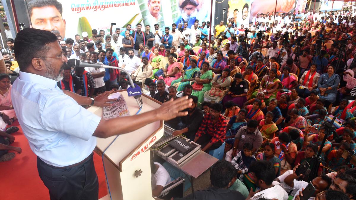 Manipur riots, a State-sponsored terrorism, says VCK chief ...