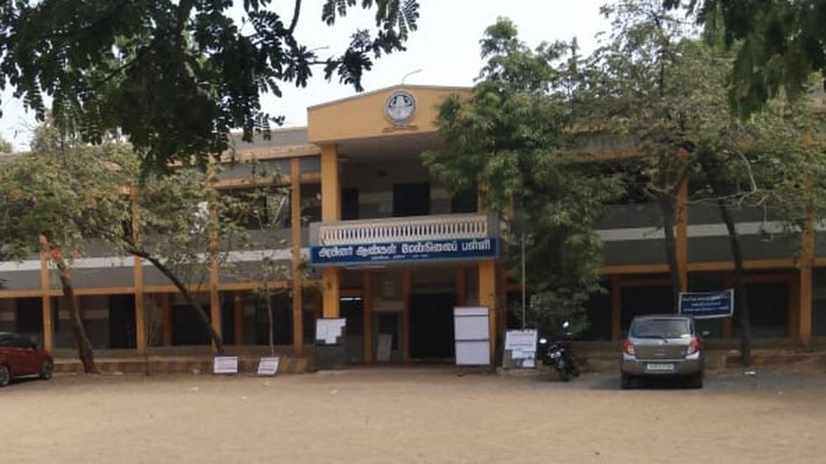 Renovation of govt. school at Chromepet yet to be taken up for want of ...