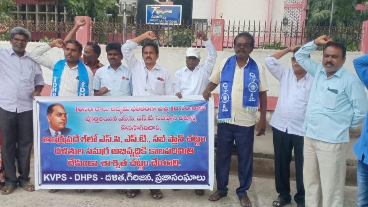 Dalit outfits in Andhra Pradesh demand extension of SC/ST Sub-Plan Act ...