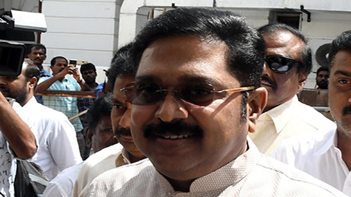 AIADMK heading towards downfall: T.T.V. Dhinakaran - The Hindu