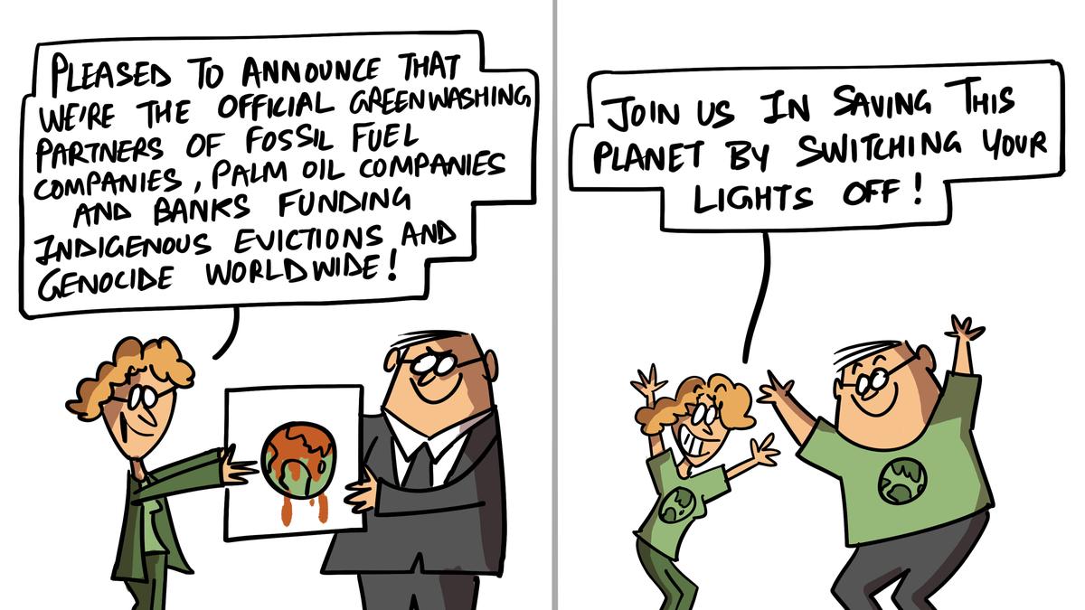 Green Humour by Rohan Chakravarty on greenwashing by conservation ...