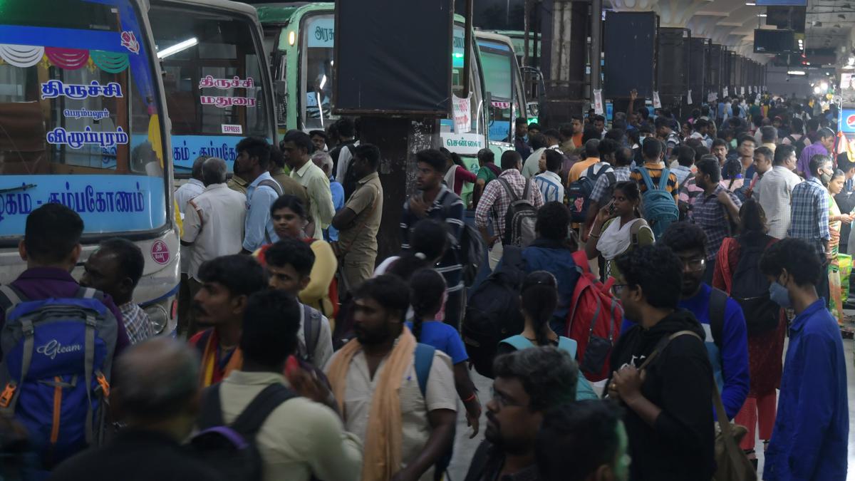 Heavy rush at five bus stands and three railway terminals as thousands ...