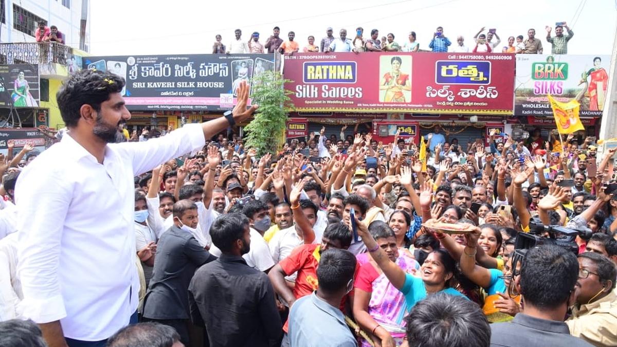 Lokesh accuses YSRCP government of resorting to political vendetta in Andhra Pradesh - The Hindu