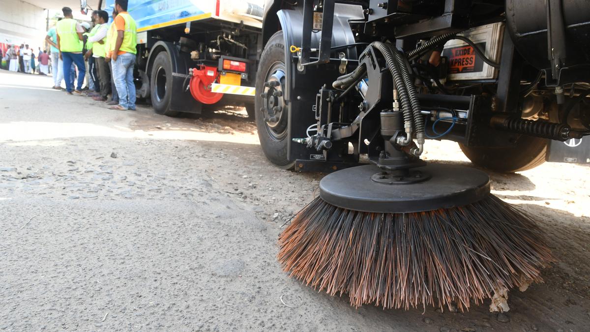 Truck-mounted sweeping machines launched to clean Kochi city roads ...