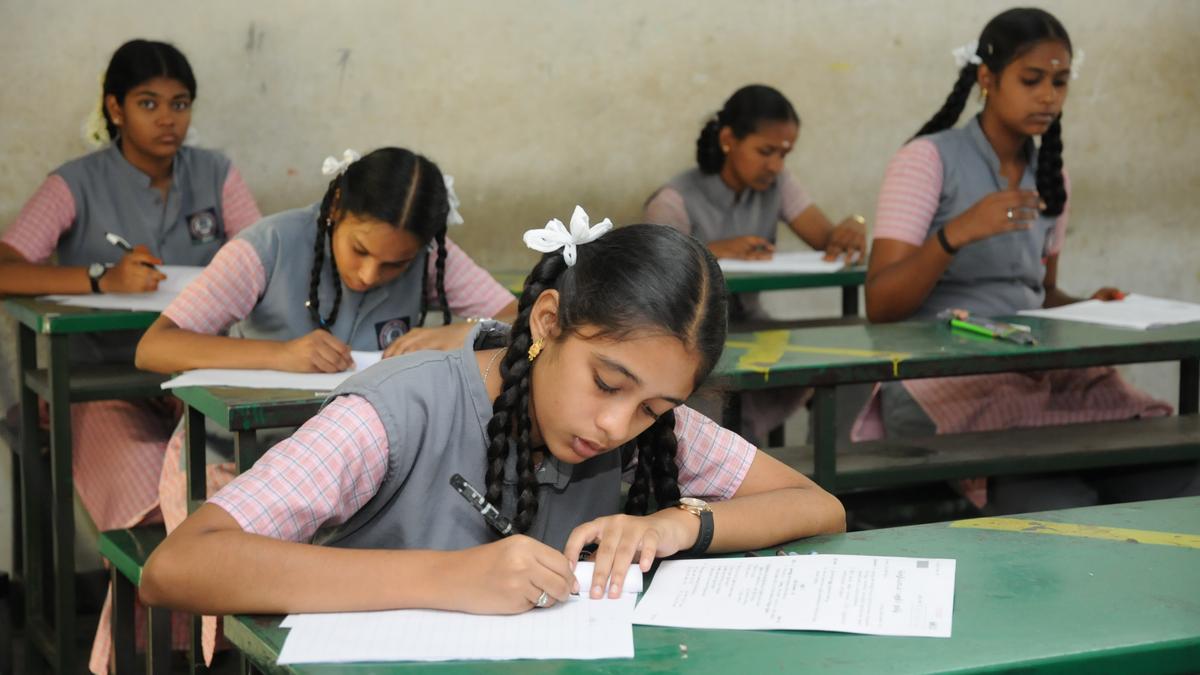 SSLC exam begins in districts - The Hindu