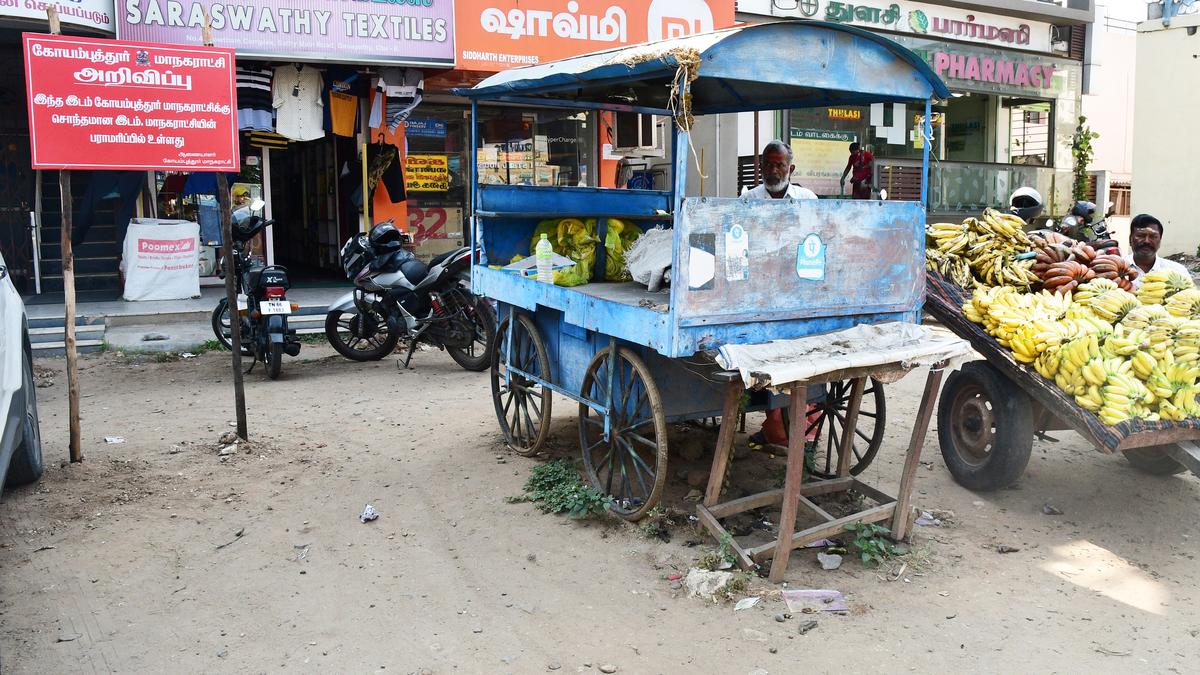 Coimbatore Corporation reclaims land near Ganapathy bus stand; evicted ...