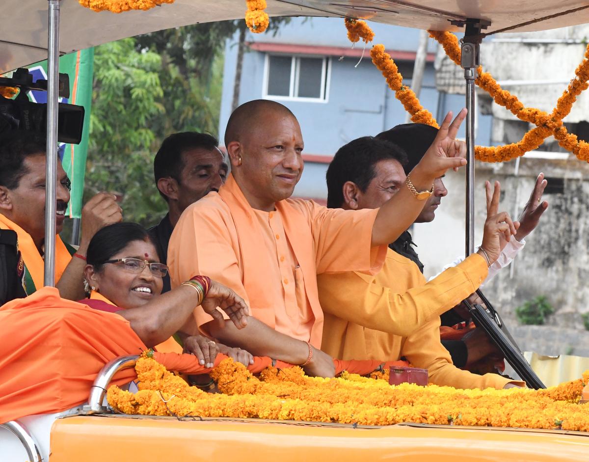 Karnataka elections: Congress, JD(S) ‘barriers’ to progress of Karnataka, says Yogi Adityanath ...