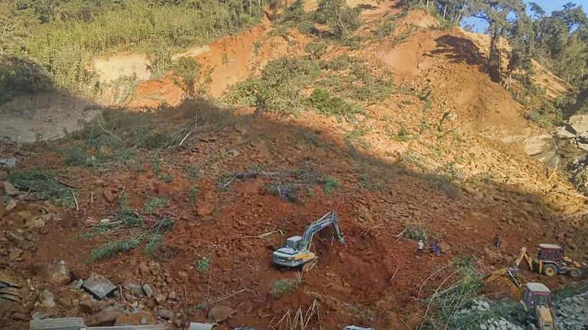 At least feared 12 dead in stone quarry collapse in Mizoram - The Hindu