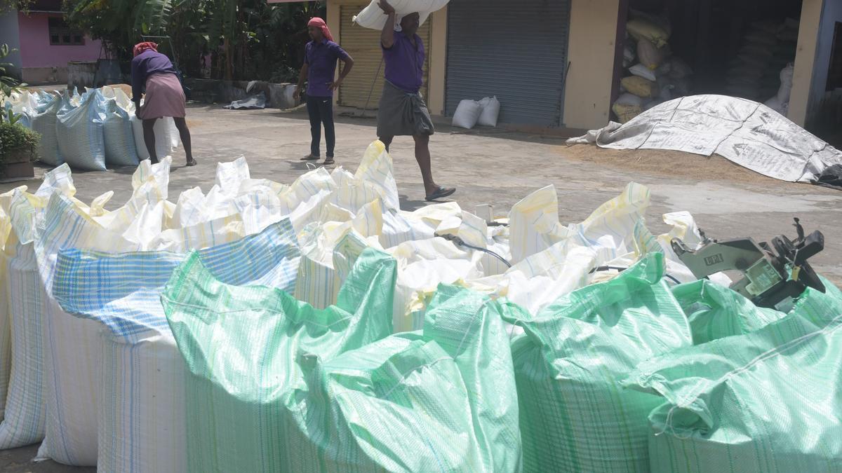 Cash-strapped farmers await payment for paddy procurement - The Hindu