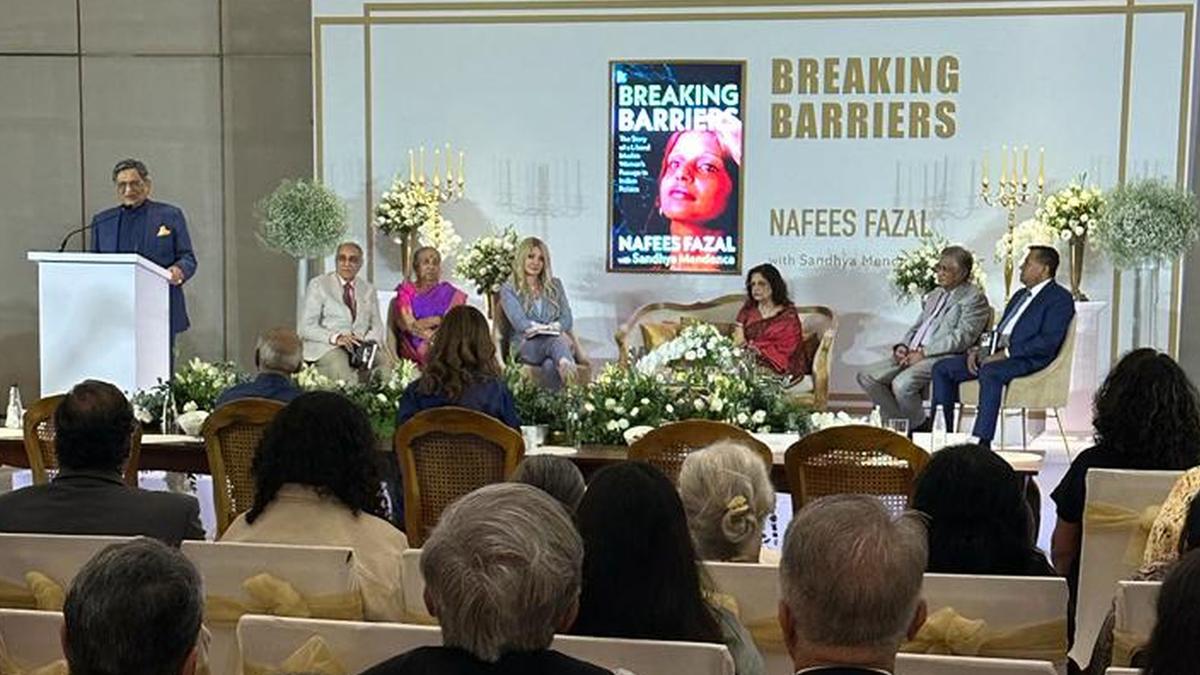 Former Minister Nafees Fazal releases book on her life - The Hindu