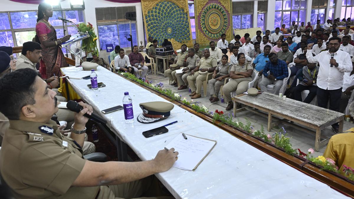 Avadi Police hold public consultation to address traffic and safety ...