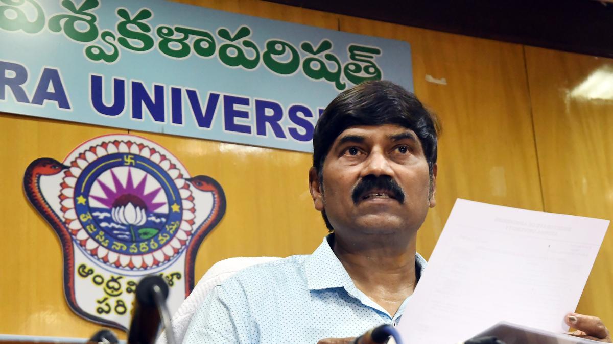 Prof. Prasad Reddy reappointed as V-C of Andhra University - The Hindu