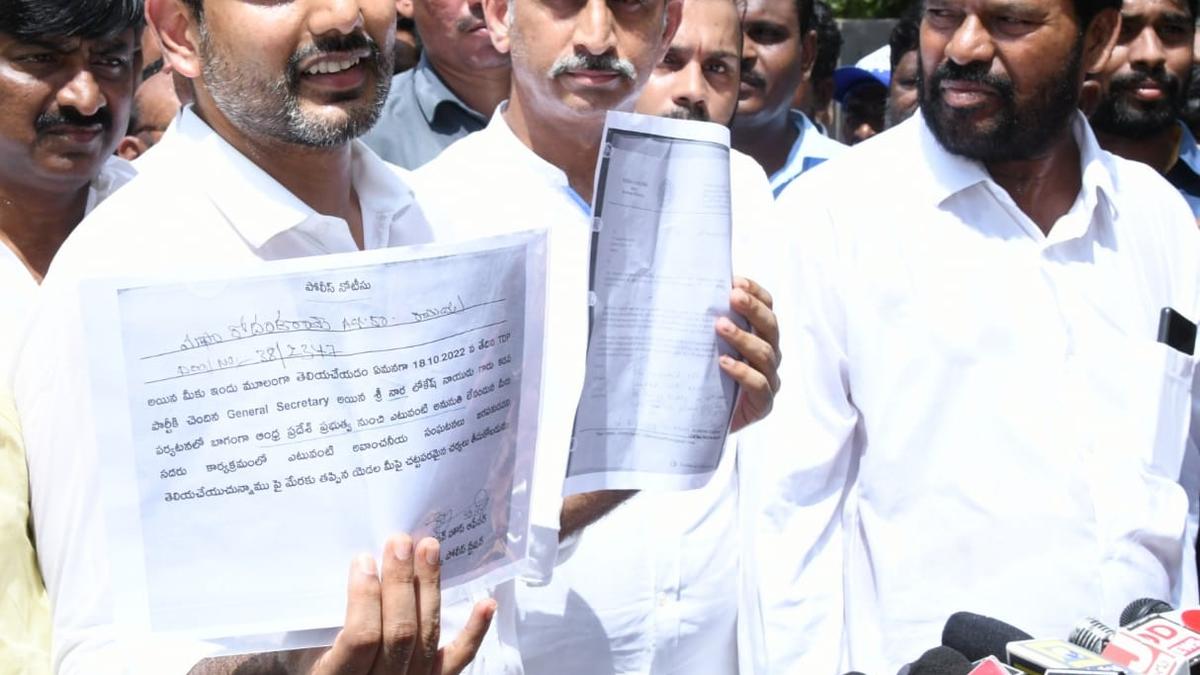 Lokesh calls upon BCs to take up a united fight against ‘injustice’ to them under YSRCP rule ...