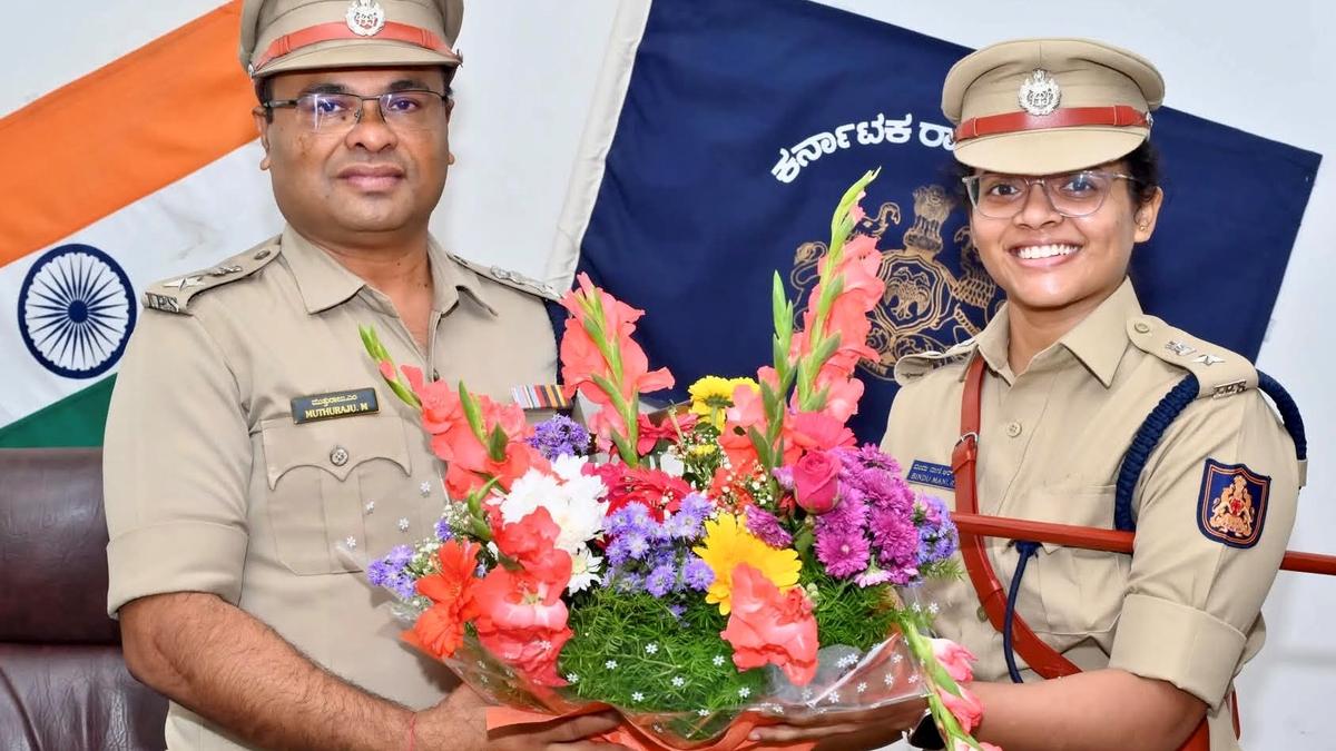 Bindu Rani takes charge as DCP in Mysuru - The Hindu