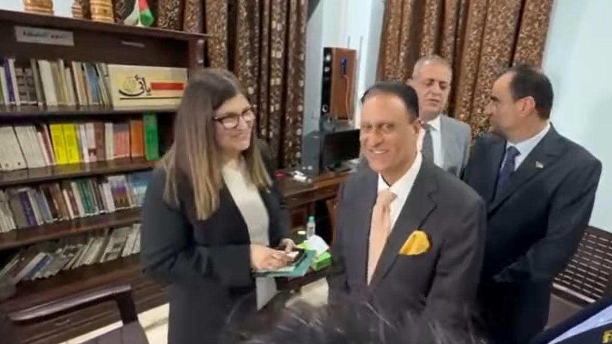 NC’s MP Ramzan meets Palestinian Minister in Delhi, expresses ...