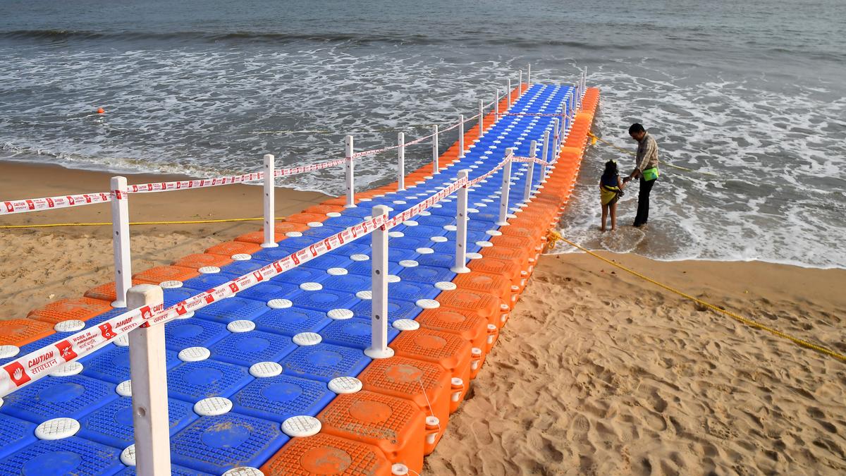 Floating Sea Bridge in Visakhapatnam to open next week - The Hindu