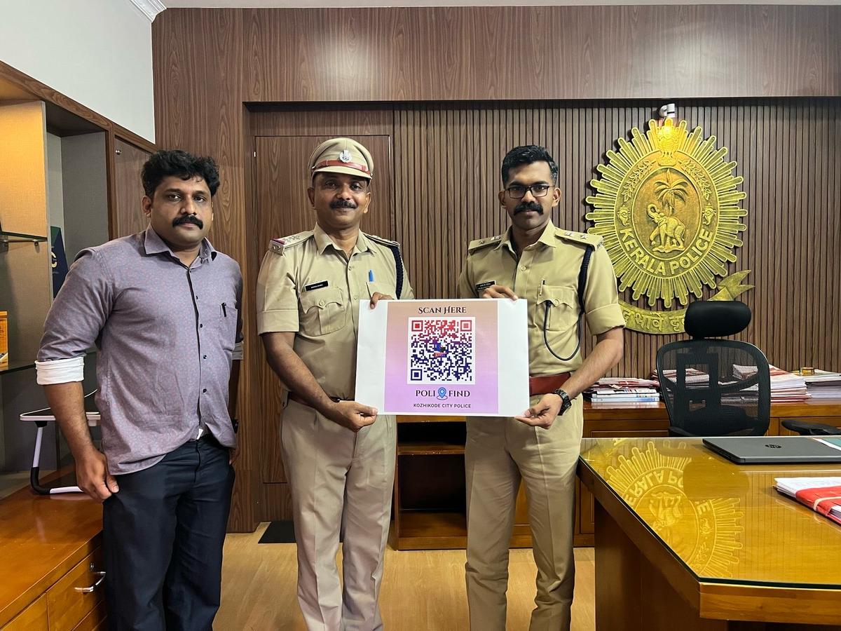 QR code launched to locate police stations in Kozhikode - The Hindu