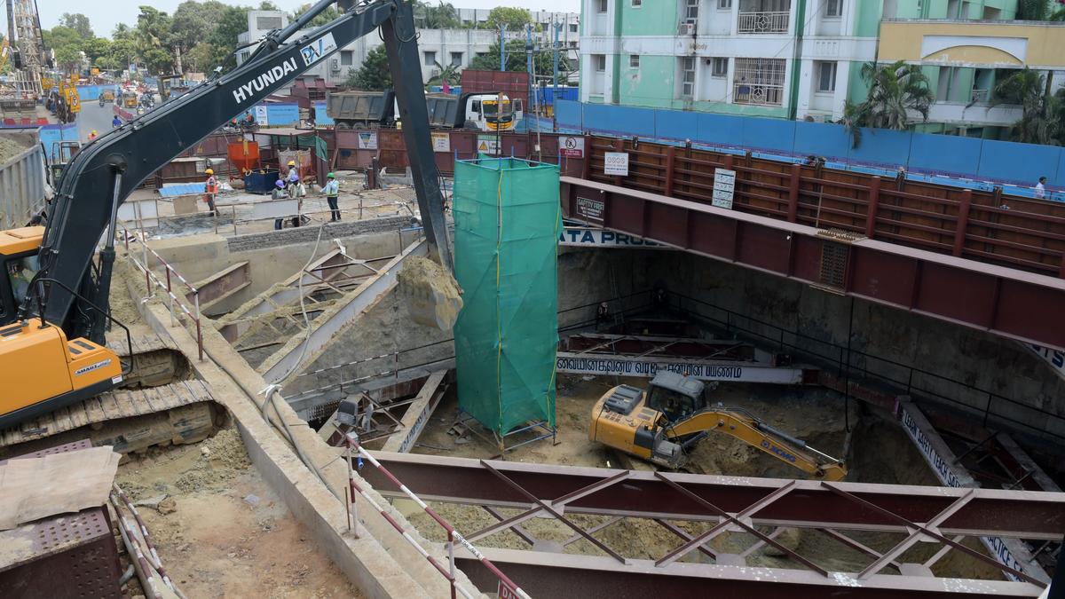 Tunnelling work for Metro phase II at Madhavaram to begin by mid-October - The Hindu