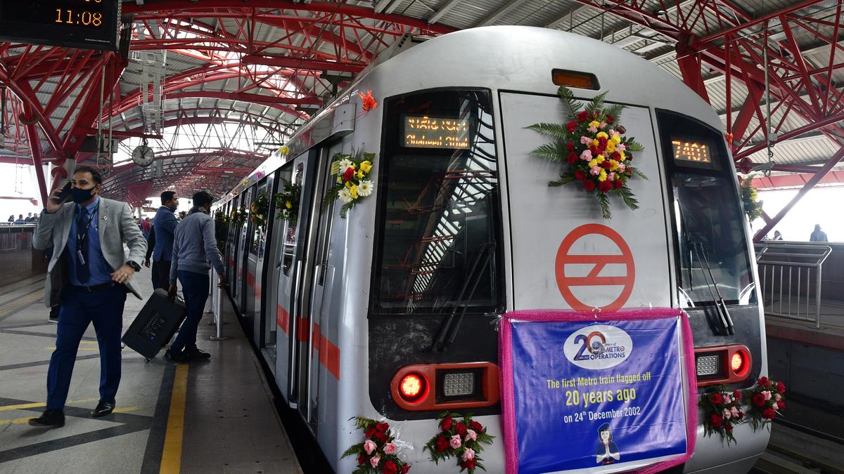 Delhi celebrates Welcome change as Metro turns 20 - The Hindu