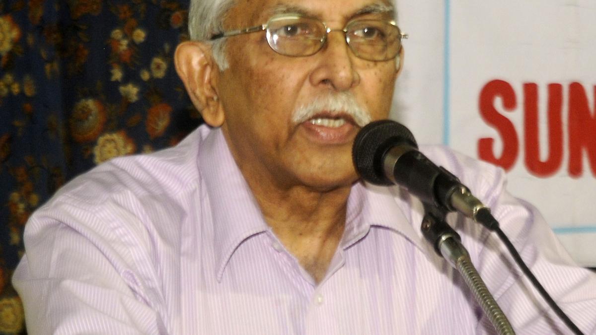 Dr. A. Gopalakrishnan passes away - The Hindu