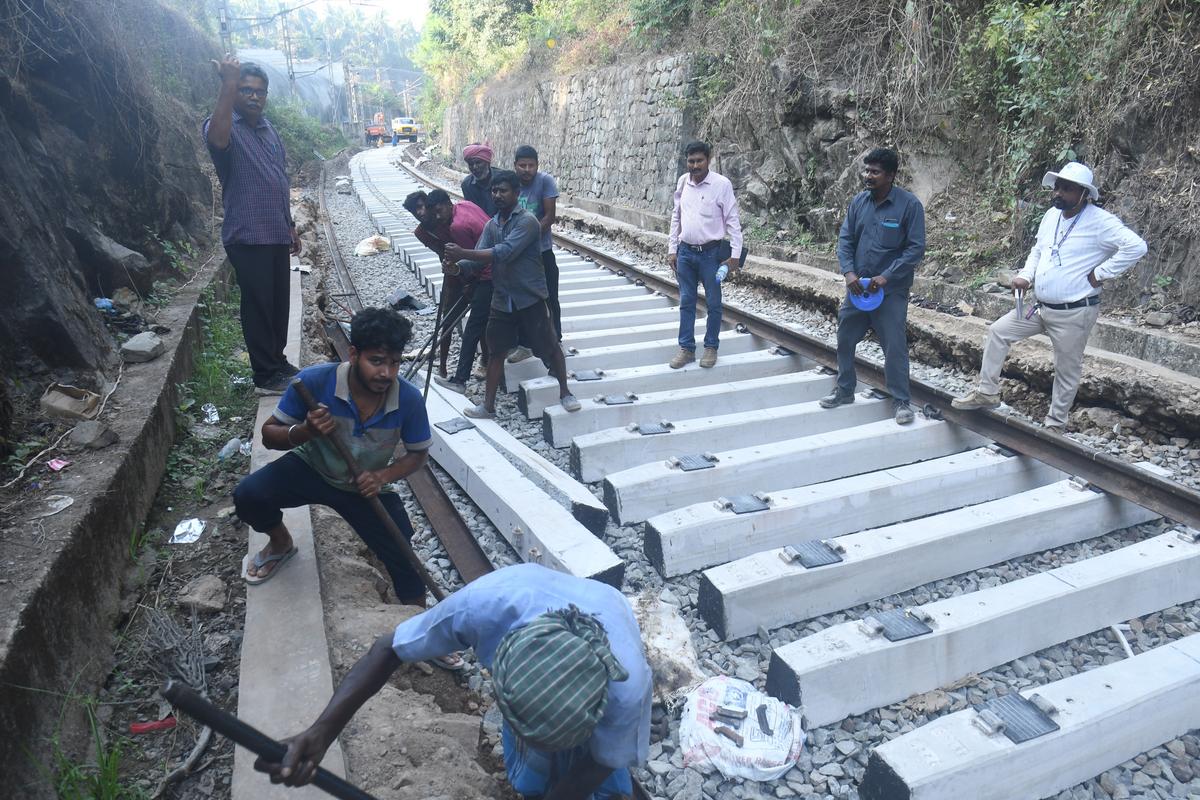 Complete Track Renewal after five decades inside Kulashekara old tunnel to improve train ...
