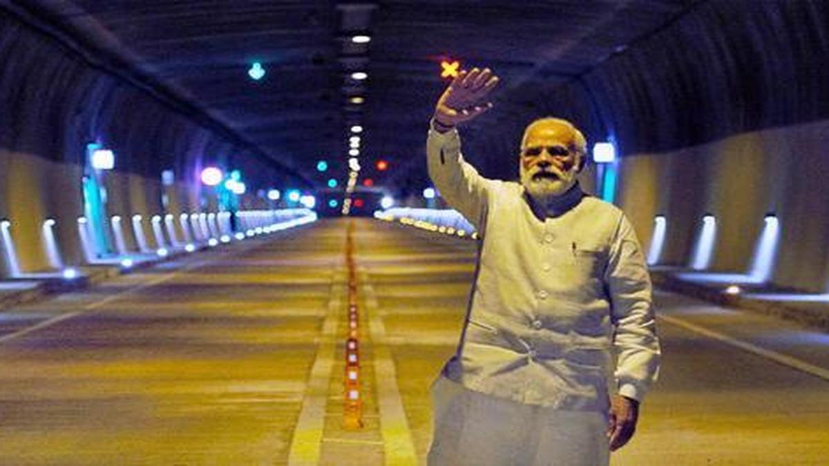PM Modi inaugurates India's longest road tunnel in J&K - The Hindu