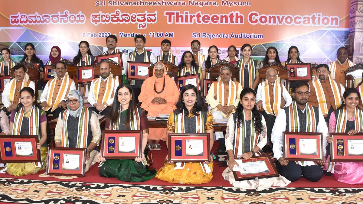 2,339 students receive degrees at 13th convocation of JSSAHER in Mysuru ...