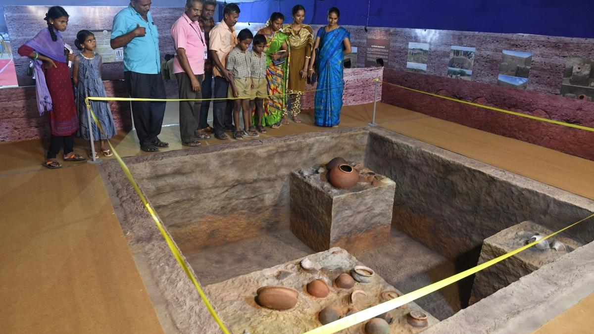 Model of Vembakottai archaeological excavation trench a big hit at ...